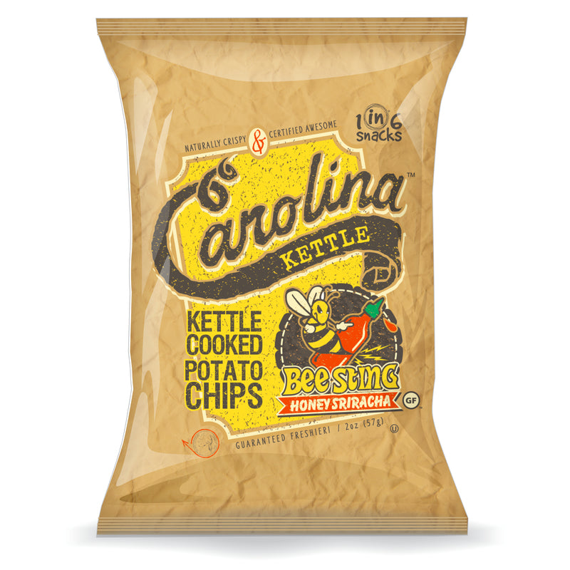 1 in 6 Snacks Carolina Honey Sriracha Kettle Cooked Potato Chips 2 oz ...