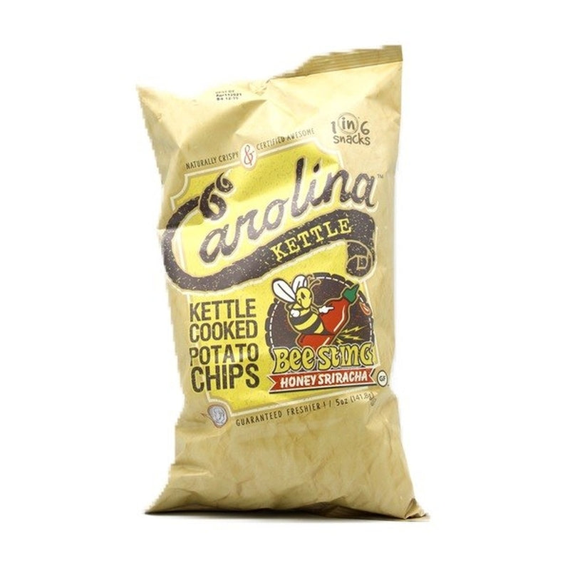 1 in 6 Snacks Carolina Honey Sriracha Kettle Cooked Potato Chips 5 oz ...
