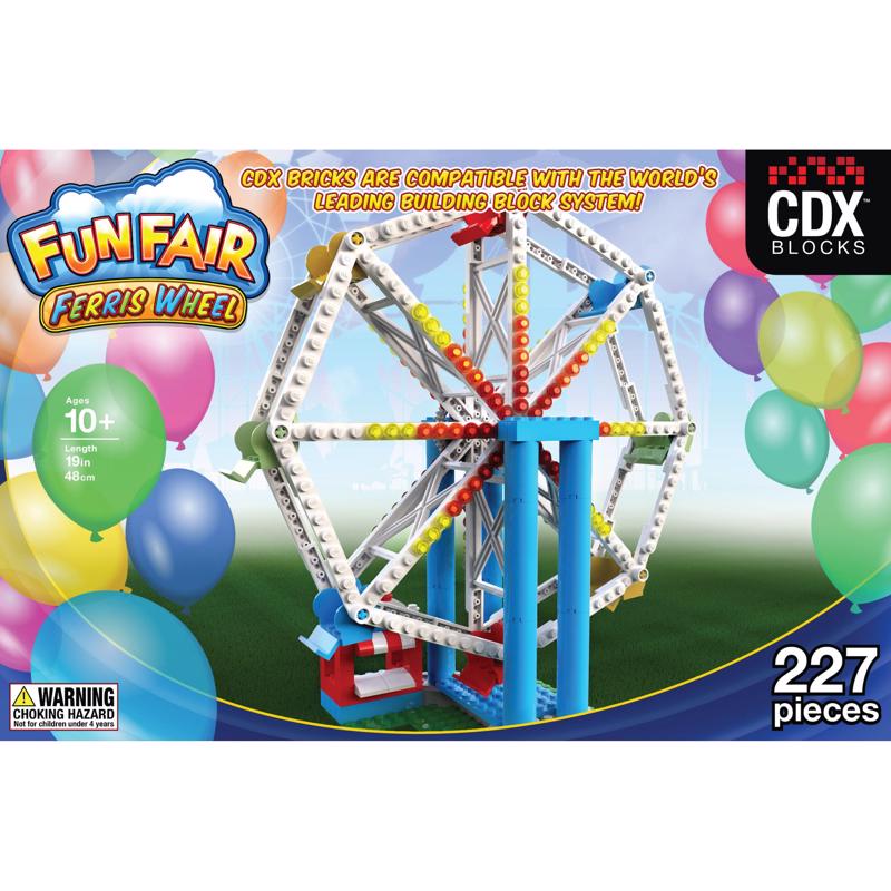 Coaster Dynamix CDX Blocks Fun Fair Brick Amusement Park Ride Kit Mult ...