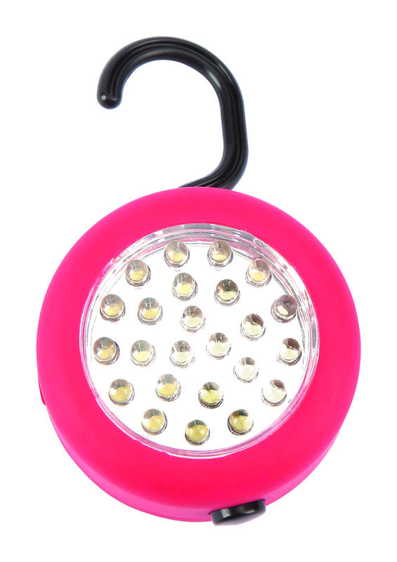 Home Plus Red Battery Powered LED Hanging Puck Light 1 pk, Pack of 12 ...
