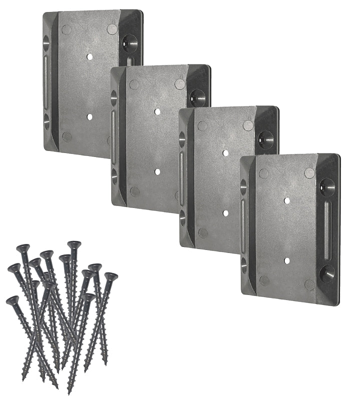 Nuvo Iron SRC Stair Rail Connector, Plastic, Black, MORG9444514, SRC ...