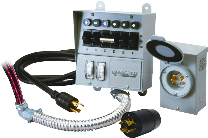 Reliance Controls Pro/Tran Series 31406CRK Transfer Switch Kit, 1-Phas ...
