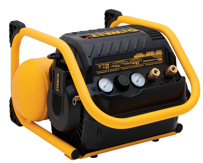DEWALT DWFP55130 Portable Electric Air Compressor, Tool Only, 2.5 gal ...