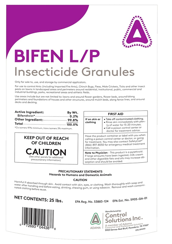 CSI 82004438 Bifen L/P Insecticide Granules, 25 lb, Bag, MORG9964032 ...
