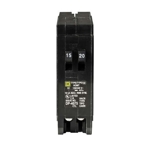 Square D 15/20 amps Tandem Single Pole Circuit Breaker – Mrosupreme.com