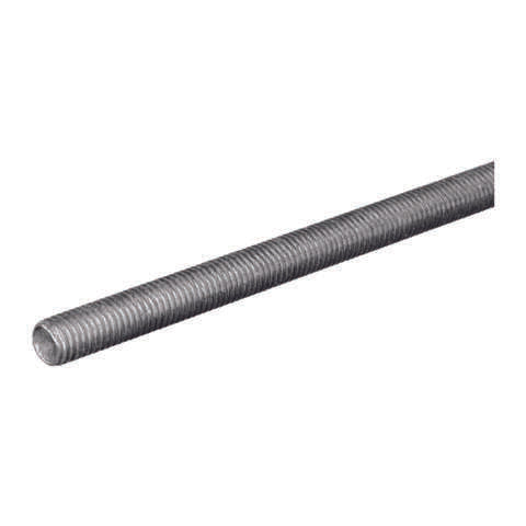 SteelWorks 3/8 in. D X 36 in. L Low Carbon Steel Threaded Rod, Pack of ...