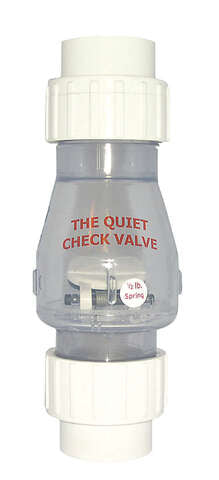 Magic Plastics 1-1/2 in. D Slip PVC Quiet Check Valve, MACE4307054, B ...