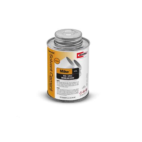 RectorSeal Mike Amber Multi-Purpose Solvent Cement For CPVC/PVC 4 oz ...