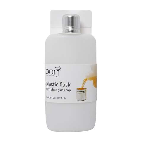 Blueoco BarY3 16 oz White Plastic Flask – Mrosupreme.com