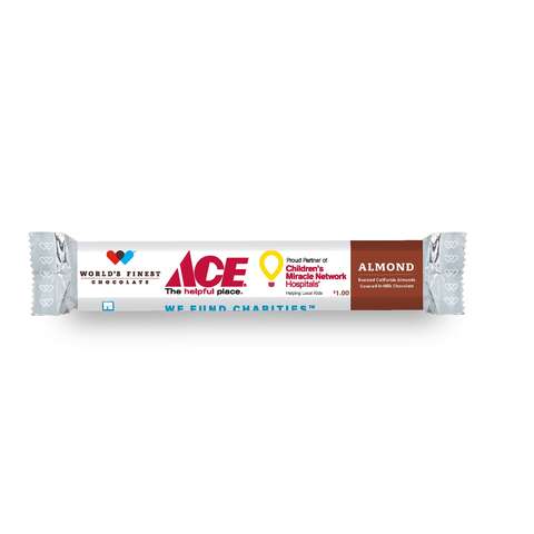 Worlds Finest Chocolate CMN/ACE Almonds Covered in Milk Chocolate Cand ...